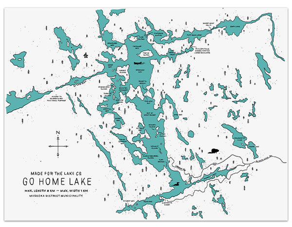Go Home Lake Map – Made For The Lake Co.