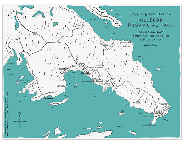 Killbear PP Map – Made For The Lake Co.