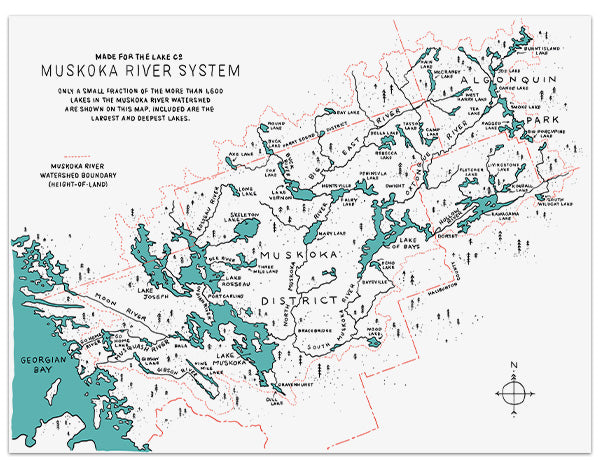 Muskoka River System Map – Made For The Lake Co.