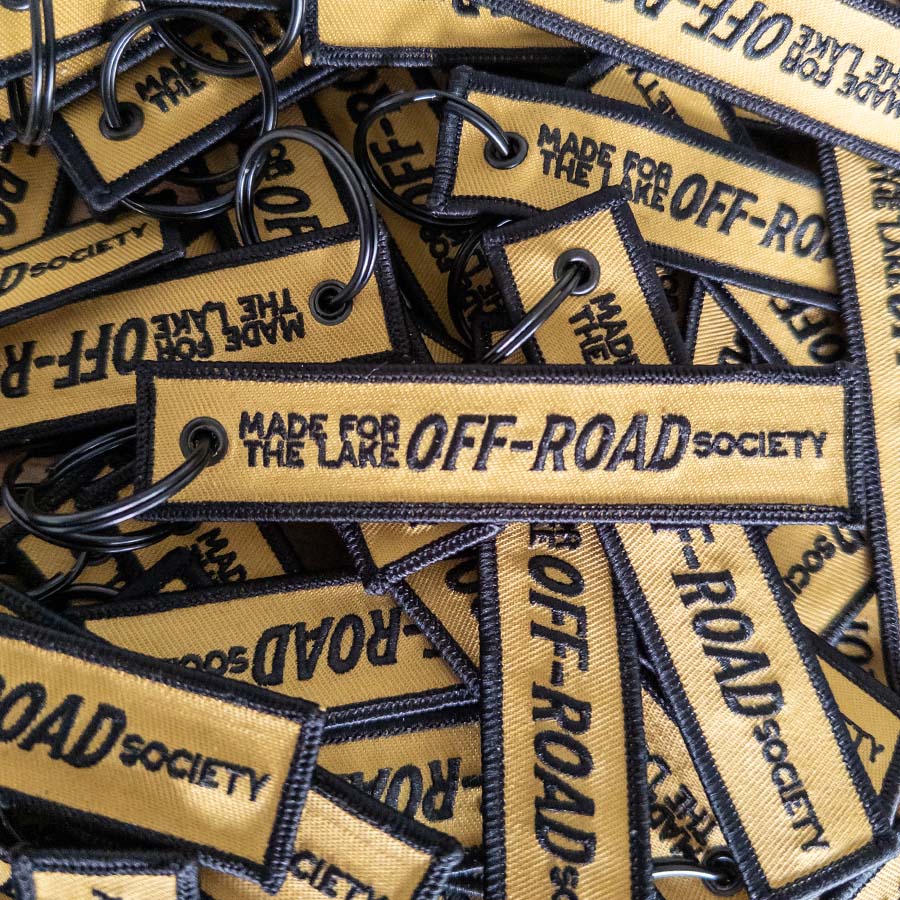 Off-Road Fabric Key Tag – Made For The Lake Co.