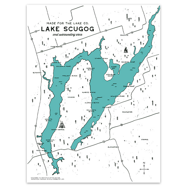 Lake Scugog Map – Made For The Lake Co.