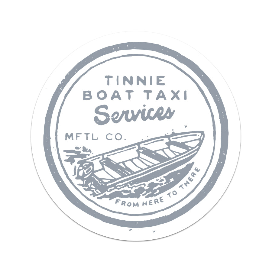Tinnie Taxi Sticker – Made For The Lake Co.