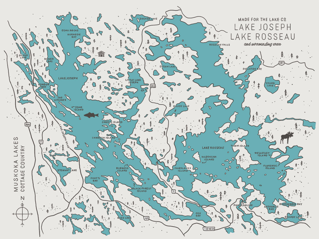 Lake Jo + Ro Map – Made For The Lake Co.